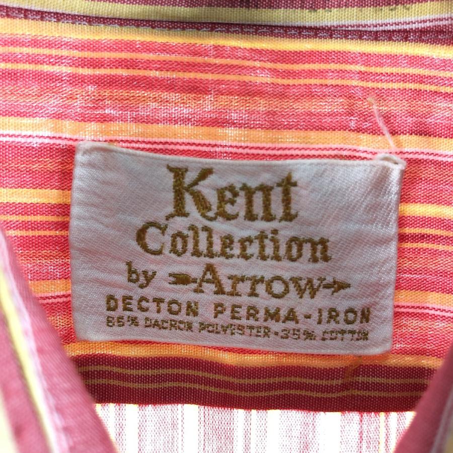 アロー 古着 70年代 Arrow KENT COLLECTION マルチストライプ アロー 古着 70年代 Arrow KENT COLLECTION マルチストライプ