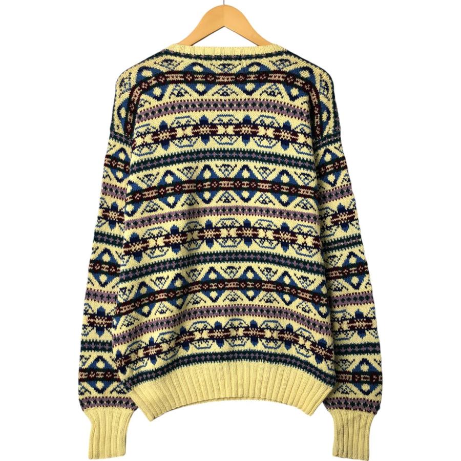 古着 ラルフローレン POLO by Ralph Lauren フェアアイル柄 HAND KNIT