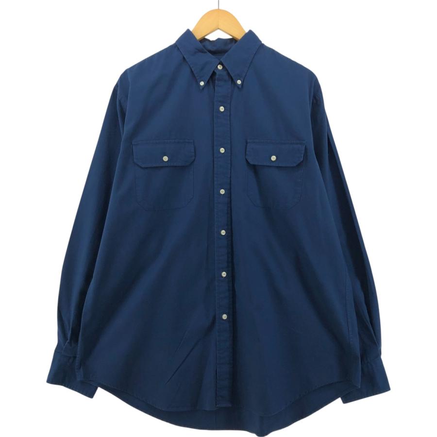 古着 ランズエンド LANDS' END 長袖 ボタンダウンシャツ メンズL相当 /eaa554362 : 古着屋JAM - 通販 - Yahoo!ショッピング