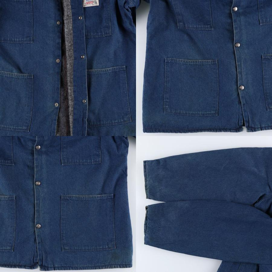 古着 70年代~ Carter's バットダイ デニムカバーオール USA製 メンズL