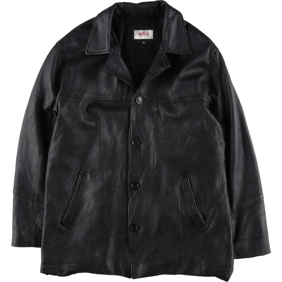 古着 ヒューゴボス HUGO BOSS レザーカーコート メンズL相当 /evb006395 : evb006395 : 古着屋JAM - 通販 - Yahoo!ショッピング