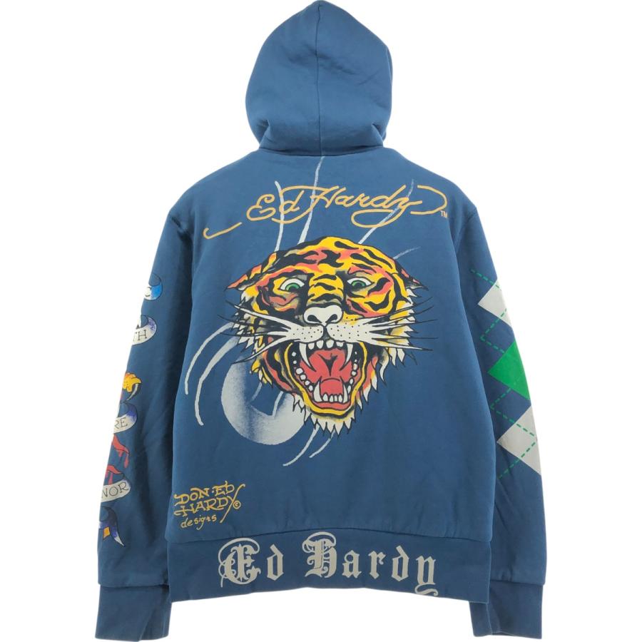 古着 エドハーディ ED HARDY スウェットフルジップパーカー メンズL相当 /evb029192 : 古着屋JAM - 通販 - Yahoo!ショッピング