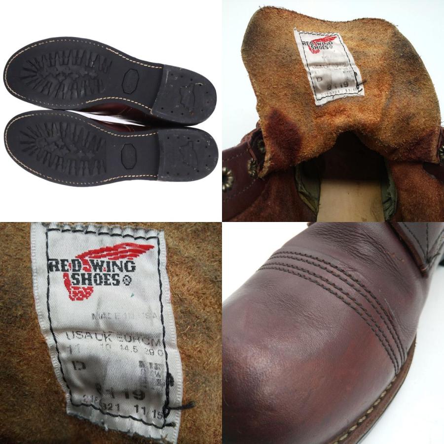 古着 レッドウィング RED WING IRON RANGER 8119 ワークブーツ USA製 11D メンズ29.0cm相当 ...