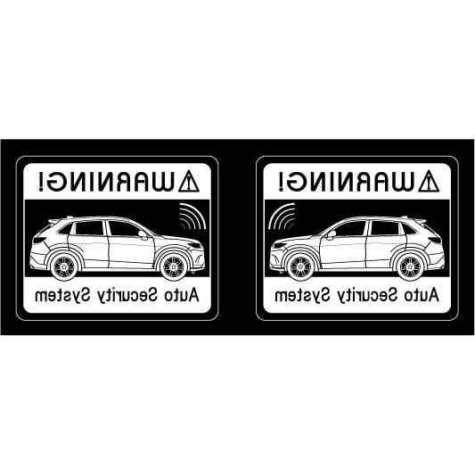 セキュリティステッカー(ZR-Vタイプ) : ジャンデックストア - 通販 - Yahoo!ショッピング