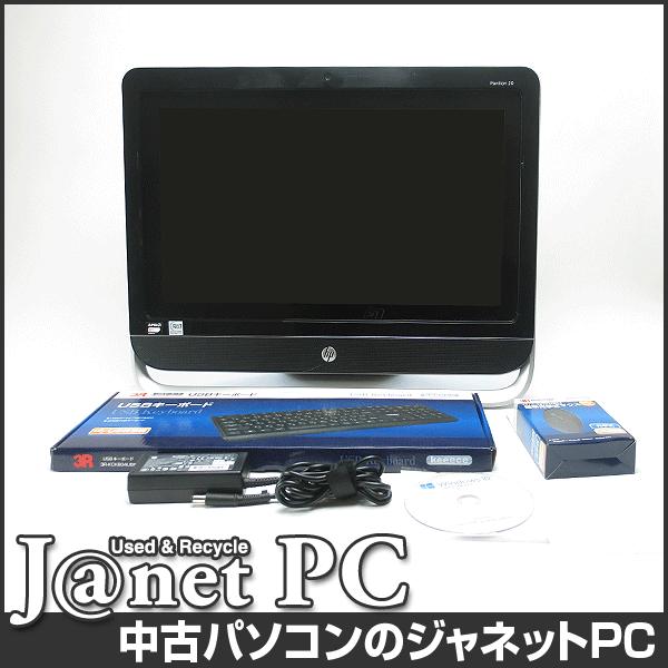 中古パソコン Windows10 20型ワイド液晶一体型 AMD-E2500 1.40GHz RAM4GB HDD1TB DVDマルチ タッチ ...