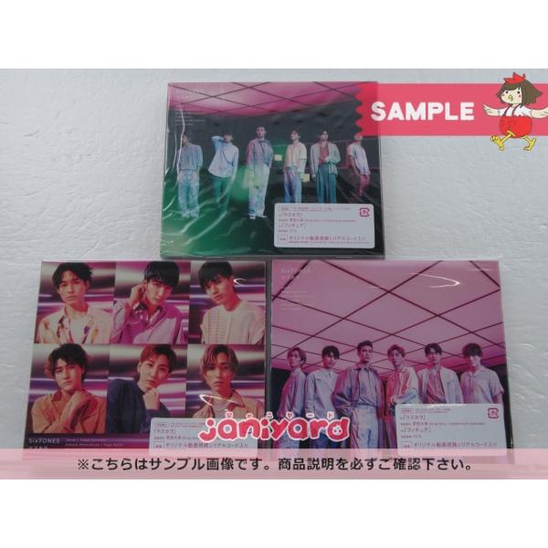 SixTONES CD 3点セット マスカラ 初回盤A/B/通常盤初回仕様 [良品] : 推しトク - 通販 - Yahoo!ショッピング