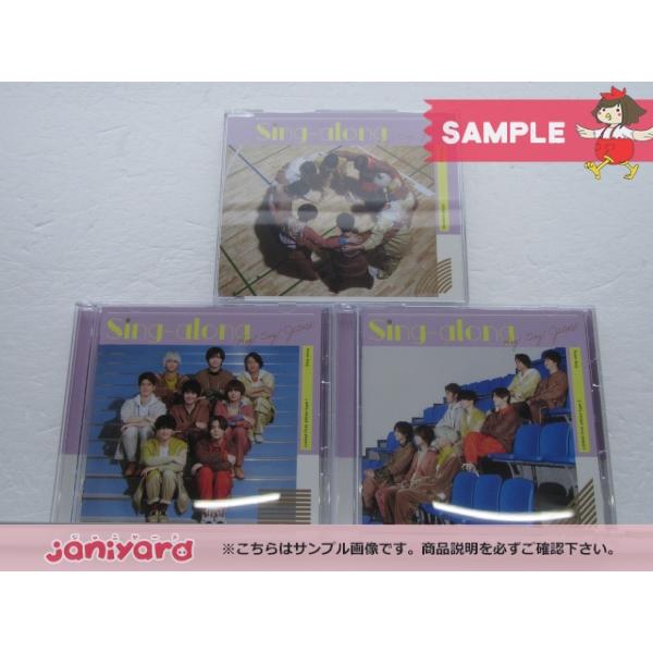 Hey! Say! JUMP CD 3点セット Sing-along 初回限定盤1(CD+DVD)/2(CD+DVD)/通常盤 [未開封 ...