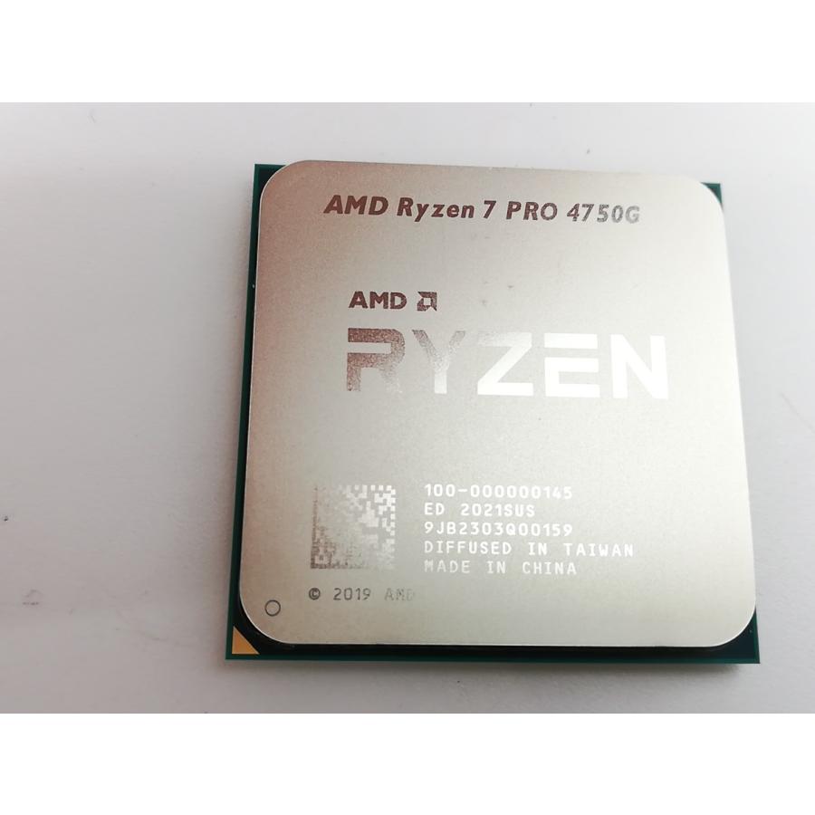 【中古】AMD Ryzen 7 PRO 4750G (3.6GHz/TC:4.4GHz) bulk AM4/8C/16T/L3 8MB ...