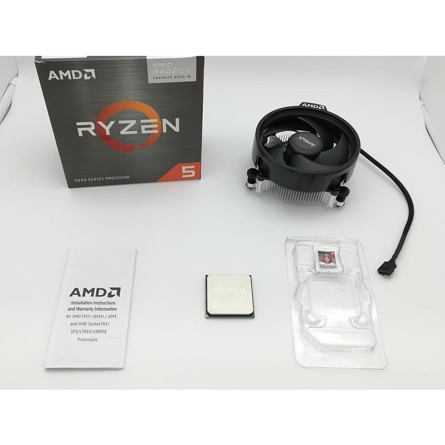 【中古】AMD Ryzen 5 5600G (3.9GHz/TC:4.4GHz) BOX AM4/6C/12T/L3 16MB/Radeon Vega 7/TDP65W【ECセンター】保証期間 ...