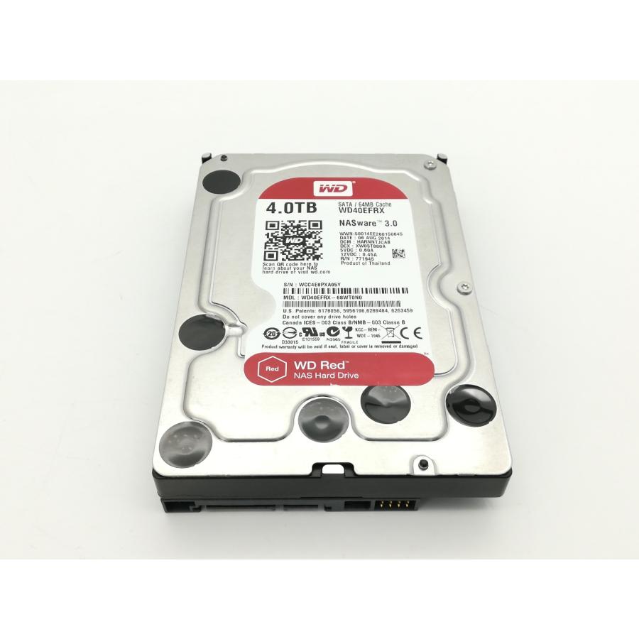 【中古】W.D. WD40EFRX WD Red 4TB/5400rpm/64MB/6Gbps【ECセンター】保証期間1週間 : じゃんぱら ...