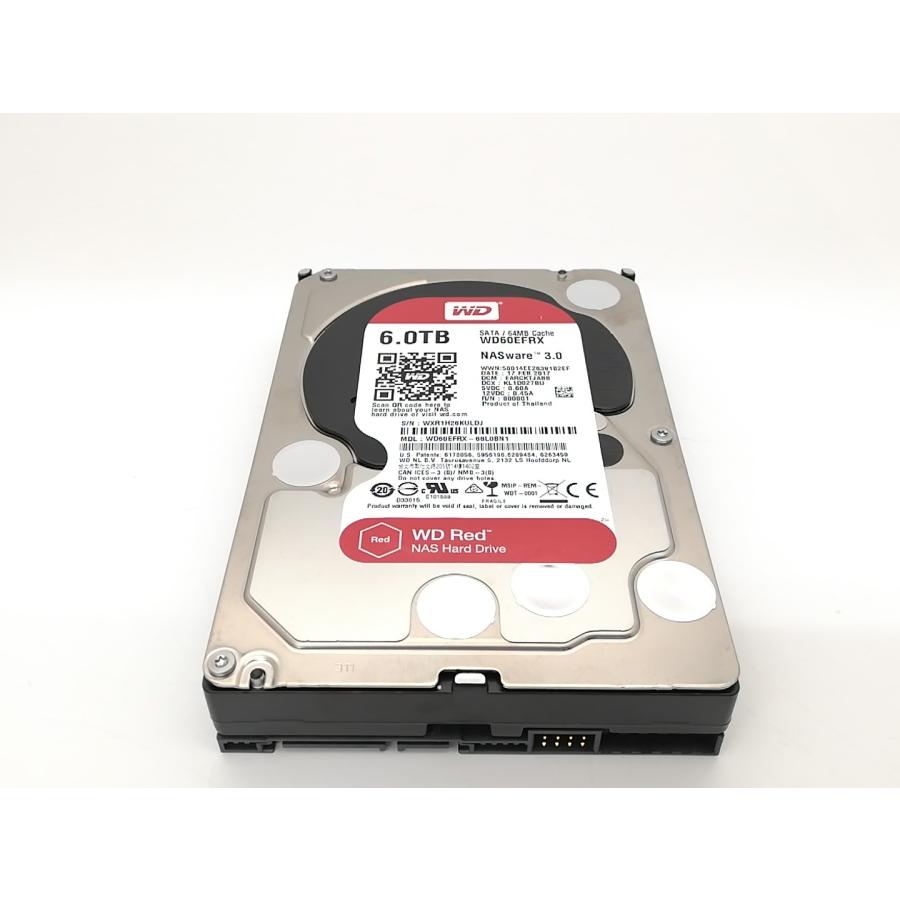 【中古】W.D. WD60EFRX WD Red 6TB/5400rpm/64MB/6Gbps【ECセンター】保証期間1週間 : じゃんぱら ...