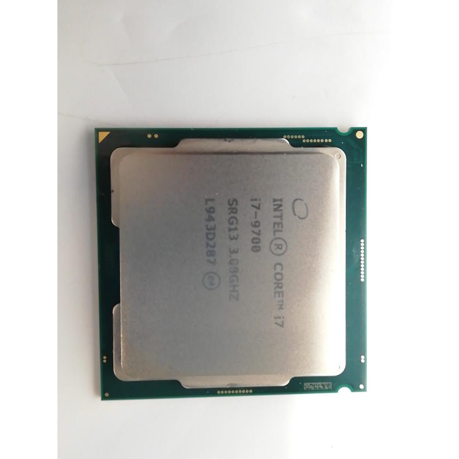 【中古】Intel Core i7-9700 (3GHz/TB:4.7GHz/SRG13/R0) bulk LGA1151/8C/8T/L3 ...