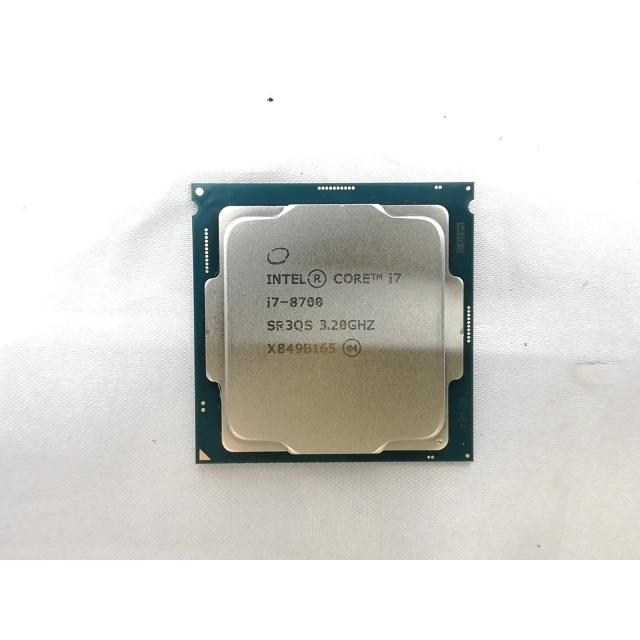 【中古】Intel Core i7-8700 (3.2GHz/TB:4.6GHz) BOX LGA1151/6C/12T/L3 12M ...