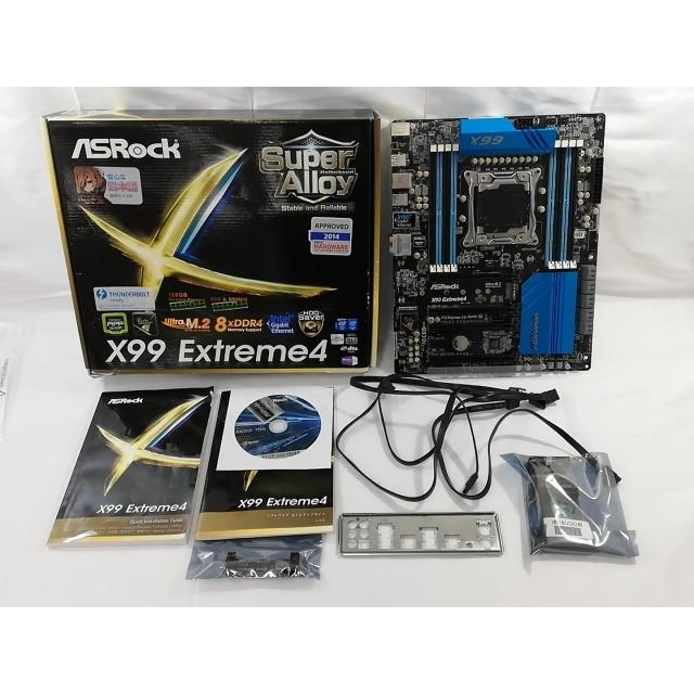 【中古】ASRock X99 Extreme4 X99/LGA2011-v3(DDR4)/M.2(x4)/ATX 【大阪本店】保証期間1週間 ...