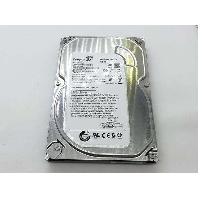 【中古】Seagate ST3160318AS Barracuda 7200.12 160GB/7200rpm/3Gb/s SATA/8MB ...