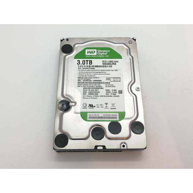 【中古】W.D. WD30EZRX WD Green 3TB/回転数可変/64MB/6Gbps【立川フロム中武】保証期間1週間 ...