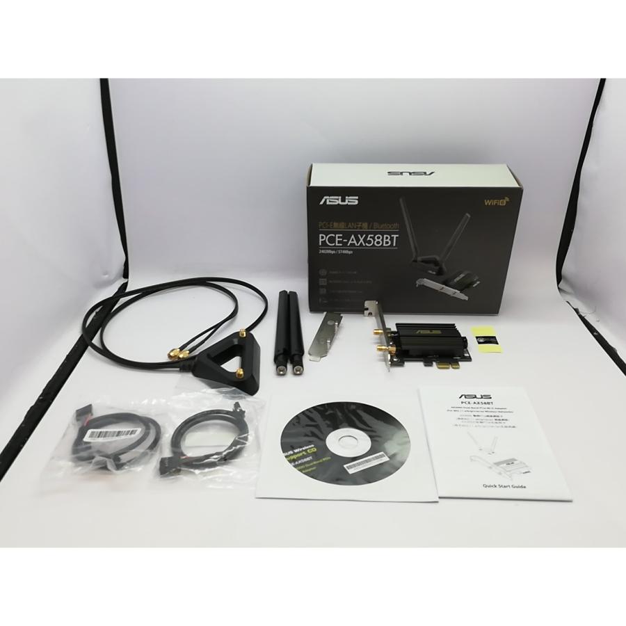 【中古】ASUS PCE-AX58BT Wi-Fi6(11ax/11ac)+BT5.0/PCIe x1【立川フロム中武】保証期間1週間 ...