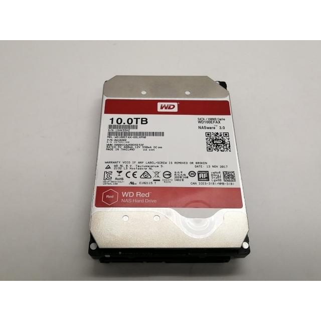 【中古】W.D. WD100EFAX WD Red 10TB/5400rpm/256MB/6Gbps【仙台イービーンズ】保証期間1週間 ...