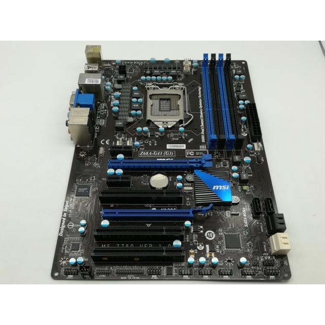 【中古】MSI Z68A-G43(G3) Z68/LGA1155/6Gbps SATA/USB3.0/VGA(DVI)/ATX【福岡筑紫】保証 ...