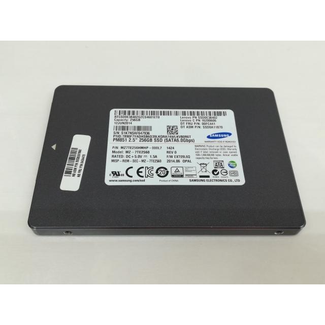 【中古】SAMSUNG PM851 MZ7TE256HMHP 256GB/SSD/6GbpsSATA【日本橋3】保証期間1週間 : じゃんぱら ...