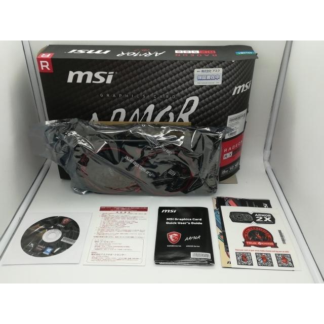 【中古】MSI Radeon RX 580 ARMOR MK2 8G OC RX580/8GB(GDDR5)/PCI-E【日本橋3】保証期間1 ...