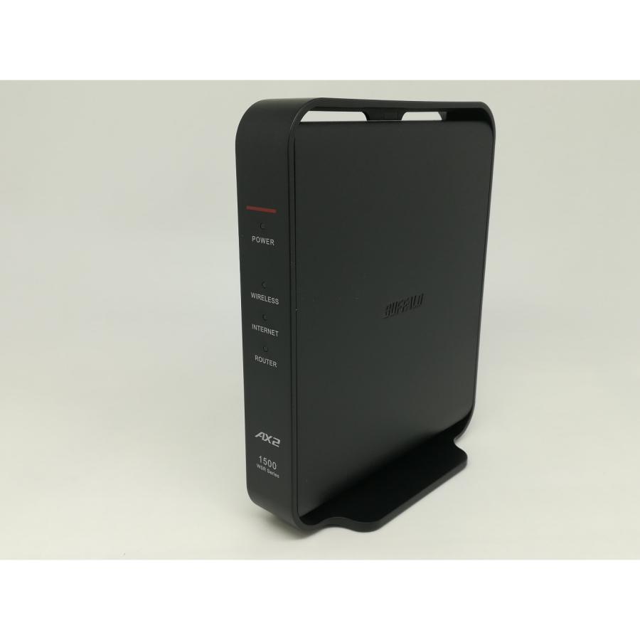 【中古】BUFFALO AirStation WSR-1500AX2L [ブラック] WiFi6(11ax)対応無線LANルーター/2024年 ...