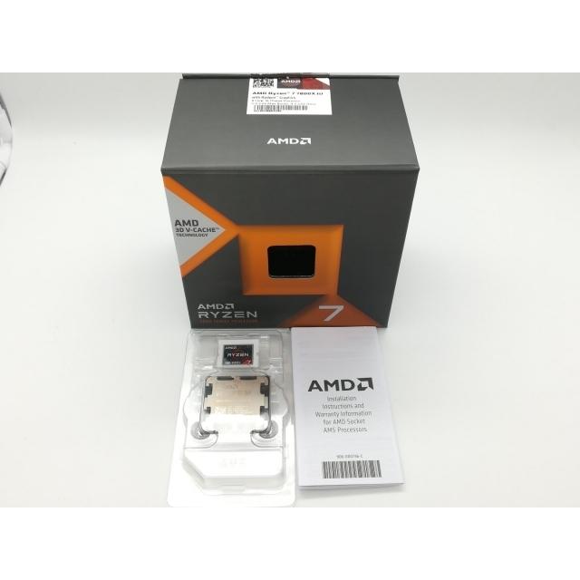 【中古】AMD Ryzen 7 7800X3D (4.2GHz/TC:5GHz) BOX AM5/8C/16T/L3 96MB/Radeon Graphics/TDP 120W【日本橋3】保証 ...