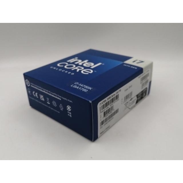 【未使用】Intel Core i7-14700K(3.4GHz) Box LGA1700/20C(P:8C/E:12C)/28T/L3 33M/UHD 770/PBP125W【大須2】保証 ...