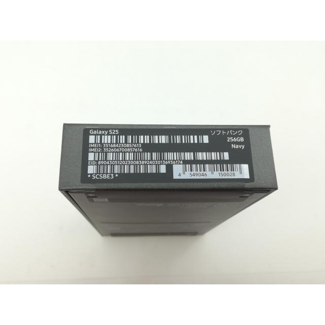 【未使用】SAMSUNG SoftBank 【SIMフリー】 Galaxy S25 ネイビー 12GB 256GB【OSU301】保証期間3 ...
