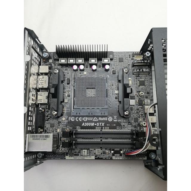 【中古】ASRock DeskMini A300/B/BB/BOX/JP A300/AM4/小型ベアボーン/(2019)【秋葉3号】保証期間1 ...