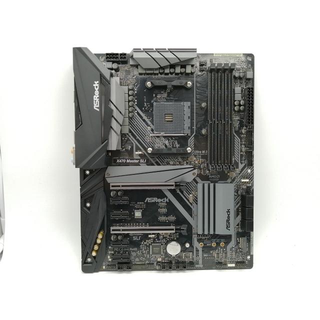 【中古】ASRock X470 Master SLI X470/AM4/ATX【秋葉2号】保証期間1週間 : 67677172-67 ...