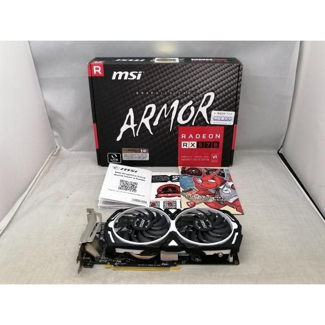 【中古】MSI Radeon RX 570 ARMOR 8G J RX570/8GB(GDDR5)/PCI-E【秋葉2号】保証期間1週間 ...