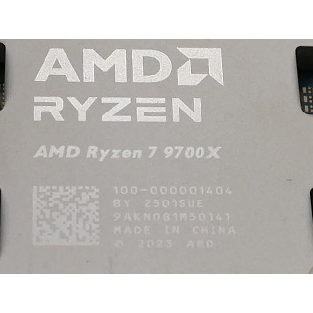 【中古】AMD Ryzen 7 9700X (3.8GHz/TC:5.5GHz) bulk AM5/8C/16T/L3 32MB/Radeon ...