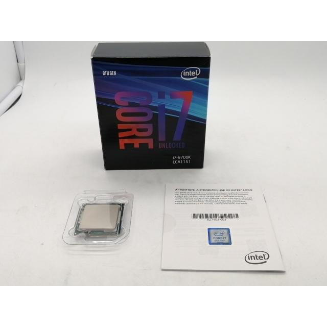 【中古】Intel Core i7-9700K (3.6GHz/TB:4.9GHz/SRG15/R0) BOX LGA1151/8C/8T ...