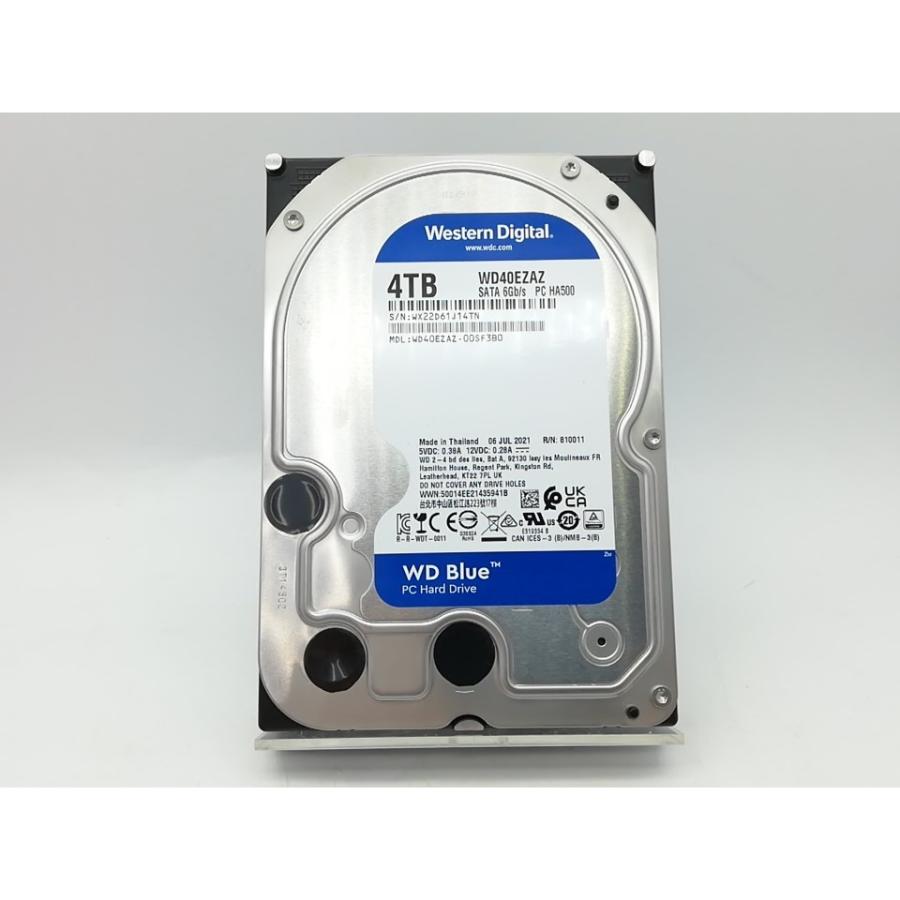 【中古】W.D. WD40EZAZ WD Blue 4TB/5400rpm/256MB/6Gbps【秋葉2号】保証期間1週間 : じゃんぱら ...