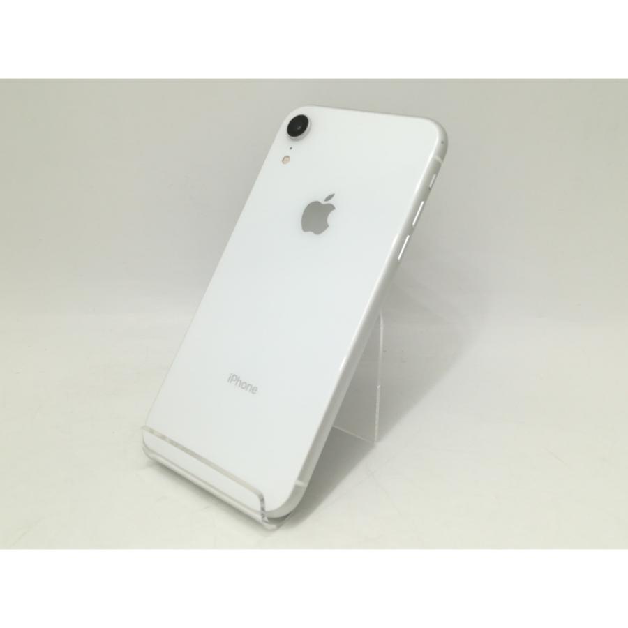 【中古】Apple au 【SIMロック解除済み】 iPhone XR 64GB ホワイト MT032J/A【札幌】保証期間1ヶ月【ランクB ...