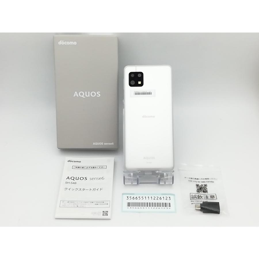 【未使用】SHARP docomo 【SIMフリー】 AQUOS sense6 シルバー 4GB 64GB SH-54B【ECセンター】保証期間3ヶ月 :85092111-222:じゃんぱら ...