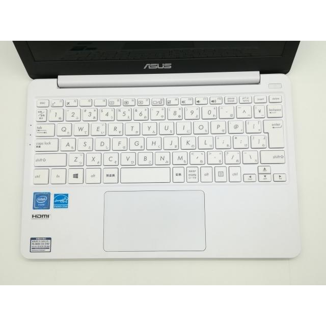 【中古】ASUS VivoBook E203NA E203NA-464W パールホワイト【Celeron N3350 4G 64G(eMMC ...