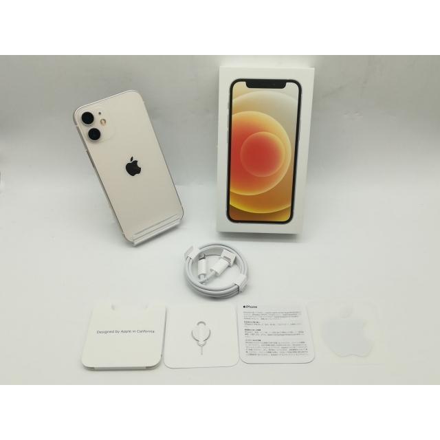 iPhone 12 mini 【中古】Apple au 【SIMロック解除済み】 64GB ホワイト MGA63J/A【福岡筑紫】保証期間1 ...