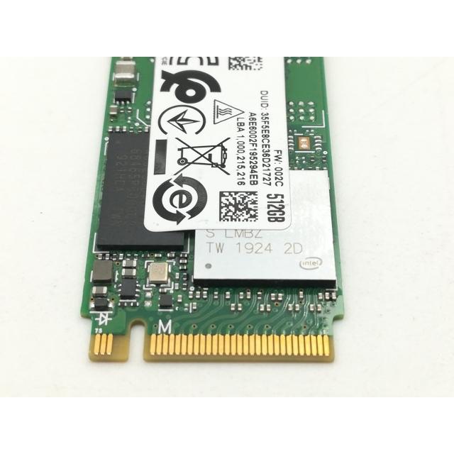 【中古】Intel SSD 660p SSDPEKNW512G8 512GB/M.2 2280(PCIe3.0 NVMe)【福岡筑紫】保証期間 ...