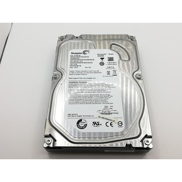 【中古】Seagate ST2000DL003 2TB/5900rpm/64MB/6Gbps【熊本】保証期間1週間 : じゃんぱら Yahoo ...