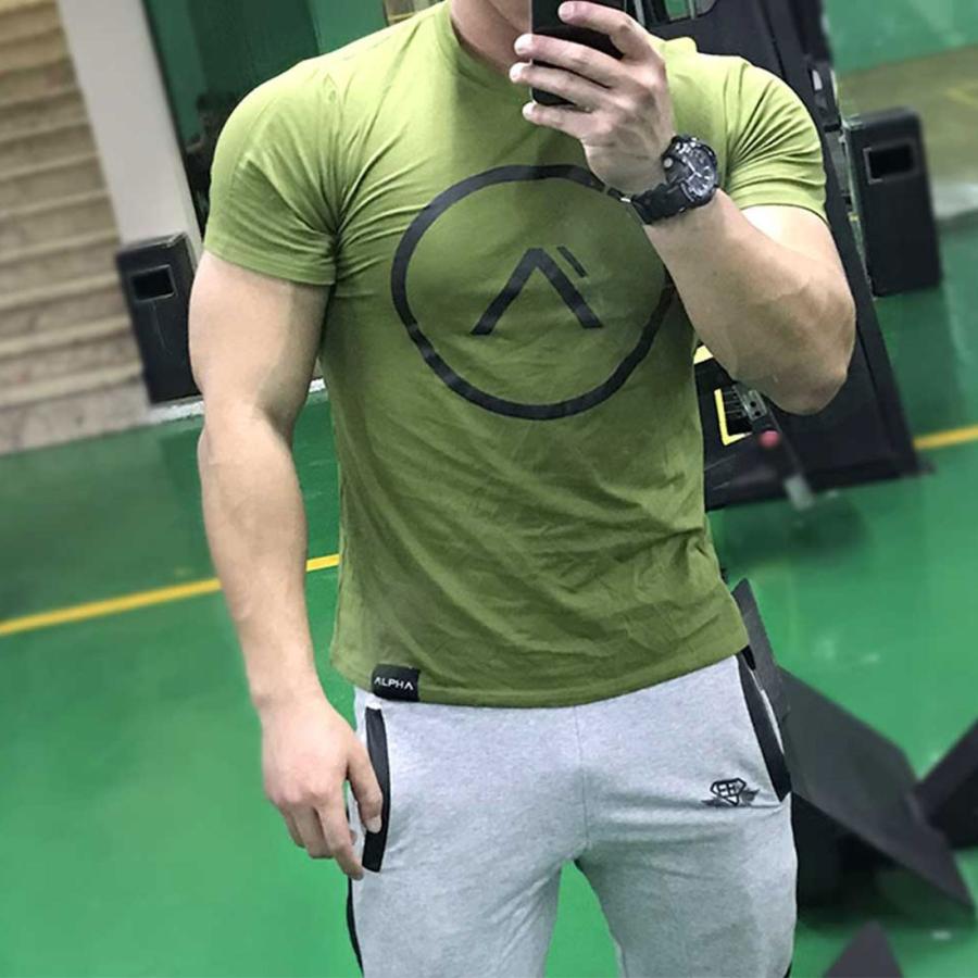 Tシャツ トレーニングウェア メンズ 筋力トレーニング ストレッチ スポーツウェア スポーツ シャツ : JANRI通販 - 通販 ...
