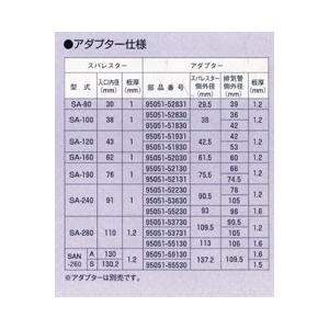 スパレスターアダプター SA-280 トラック12トン以上用 : ジャパンオートパーツネット - 通販 - Yahoo!ショッピング