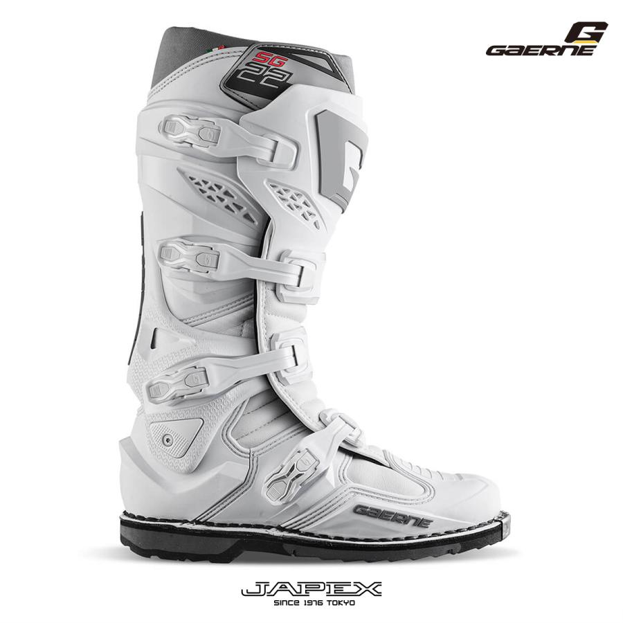 GAERNE 【正規総代理店】ガエルネ SG-22 エスジー22 ホワイト / オフロードブーツ モトクロス用 ガエルネ最高峰モデル イタリア製 : ジャペックス Yahoo!店 - 通販 ...