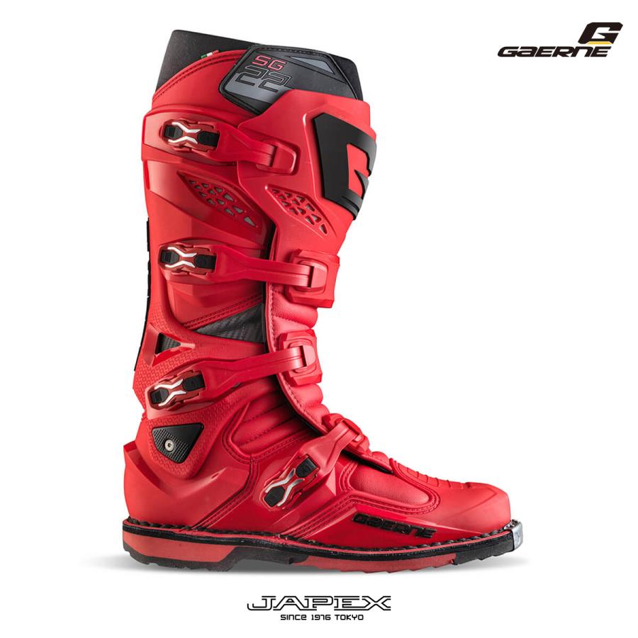 GAERNE 【正規総代理店】ガエルネ SG-22 エスジー22 レッド / オフロードブーツ モトクロス用 ガエルネ最高峰モデル イタリア製 : ジャペックス Yahoo!店 - 通販 ...