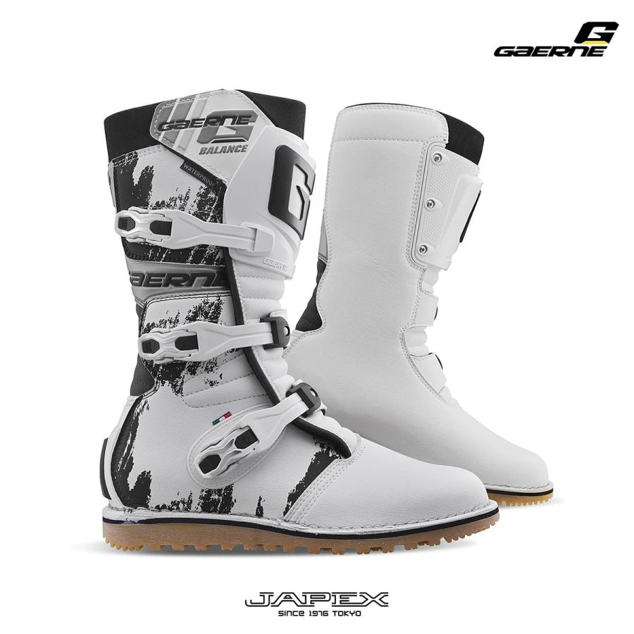 GAERNE 【正規総代理店】ガエルネ バランス エクストリーム ホワイト / オフロードブーツ トライアル用 イタリア製 : ジャペックス Yahoo!店 - 通販 - Yahoo!ショッピング