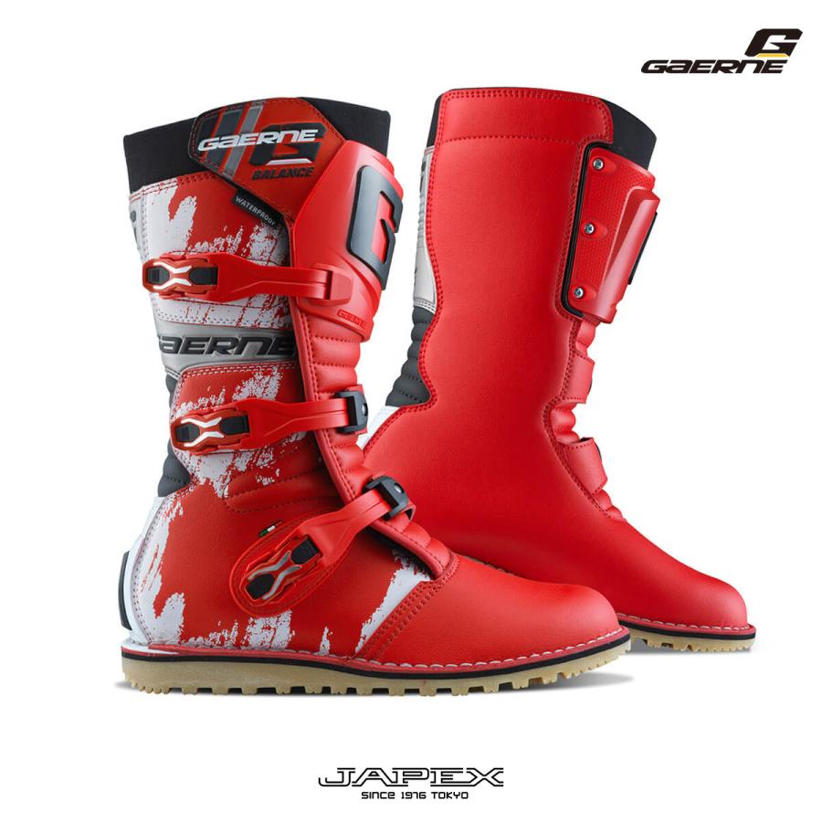 GAERNE 【正規総代理店】ガエルネ バランス エクストリーム レッド / オフロードブーツ トライアル用 イタリア製 : ジャペックス Yahoo!店 - 通販 - Yahoo!ショッピング