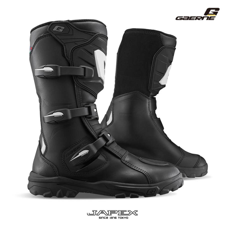 GAERNE 【正規総代理店】ガエルネ Gアドベンチャー ブラック / バイクブーツ アドベンチャー ツーリング用 本革 イタリア製 : ジャペックス Yahoo!店 - 通販 - Yahoo ...