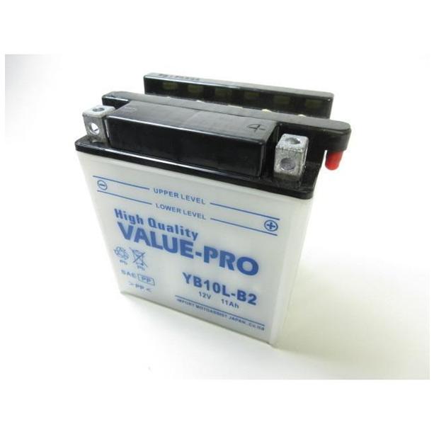YB10L-B2 開放型バッテリー ValuePro / 互換 FB10L-B2 GSX400Xインパルス[GK71] GSX400F[GK74] GS400E[GK54] : ジャスナル ...