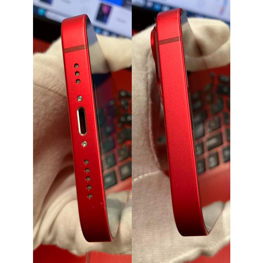 iPhone 14 ★中古Bランク 美品 バッテリー89％ Apple SIMフリー iPhone14 128GB レッド MPV93J/A A2881 白ロム※商品情報欄必ずご確認ください ...